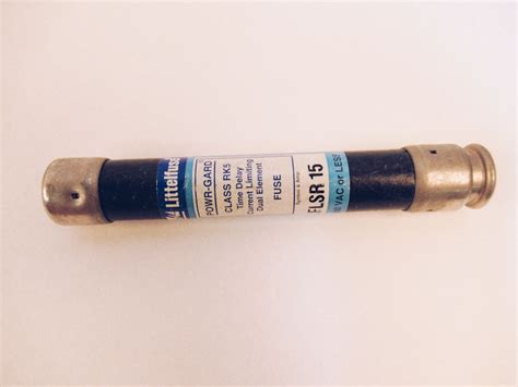 Used Littelfuse Flsr 15 Powr Gard Class Rk5 Fuse Qty 3