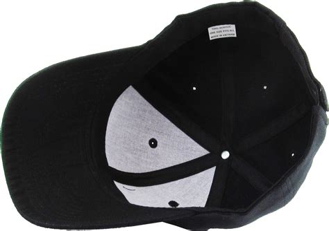 Loop Plain Baseball Cap Solid Color Blank Curved Visor Hat Adjustable