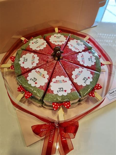 수박설기 2단케잌 경상남도 창원시 진해구 석동 떡집 당근 비즈 소식