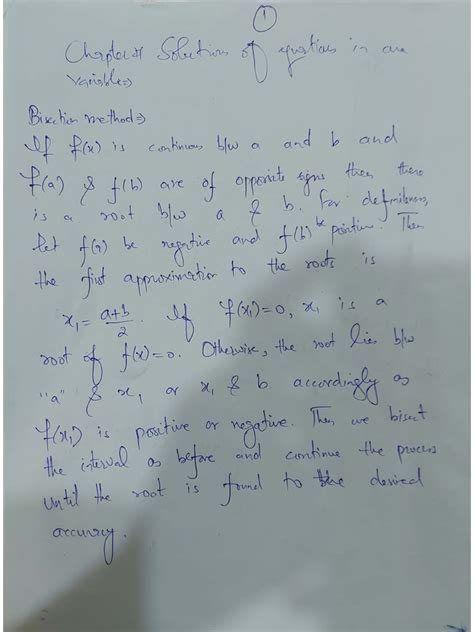 Ch 2 Notes Numerical Computing Pdf