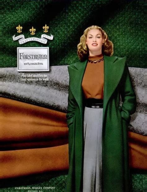 36 Vintage Advertisements Of Forstmann From The 1940s ~ Vintage Everyday