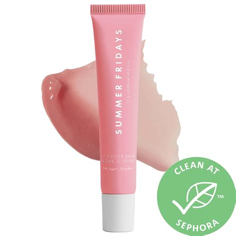 Summer Fridays Lip Butter Balm For Hydration And Shine Pink Sugar 5 Oz