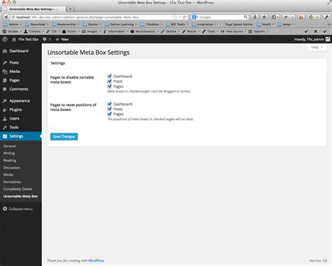 A Settings Page For This Plugin Fix Io