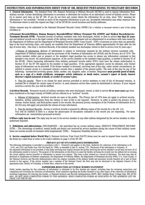 Top Sf 180 Form Templates Free To Download In Pdf Format