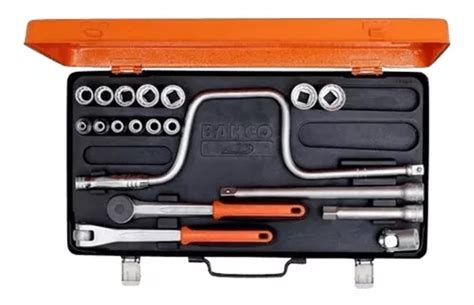 Juego Set Bocallaves Pulga Bahco 185 Tubo Crique 1 2 19 Pzas