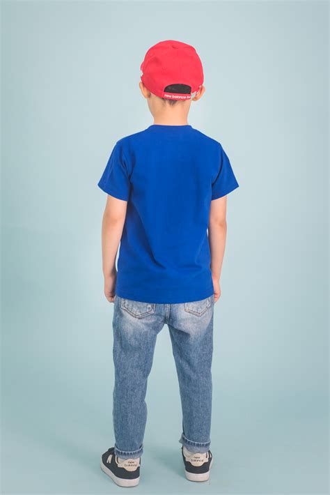 고급형 라운드 반팔 아동용 단체티 주문제작 끼리엔코