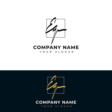 Eq Initial Signature Logo Vector Design 13407392 Vector Art At Vecteezy