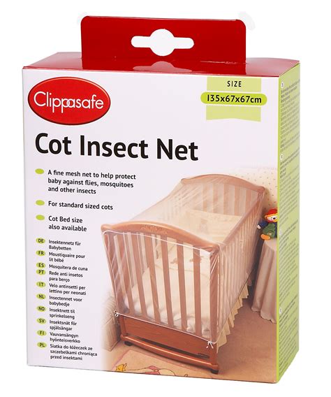 Clippasafe Cot Insect Net 135 X 67 X 67cm Nursery Direct