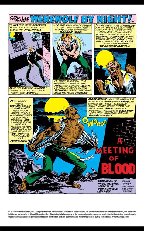 Pin by 黑加猫子 on 超级英雄 in 2024 Werewolf Marvel The past