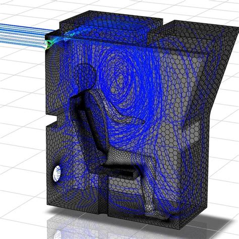 Airflow Streamlines Colored By The Velocity Variable Download