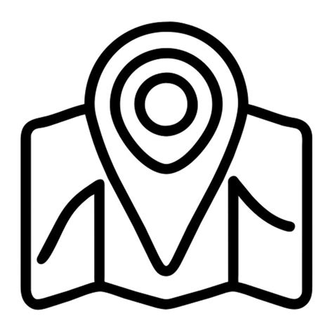 Premium Vector Map Icon Outline