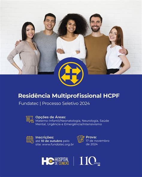 Inscrições Abertas Para Quatro áreas De Residência Multiprofissional No