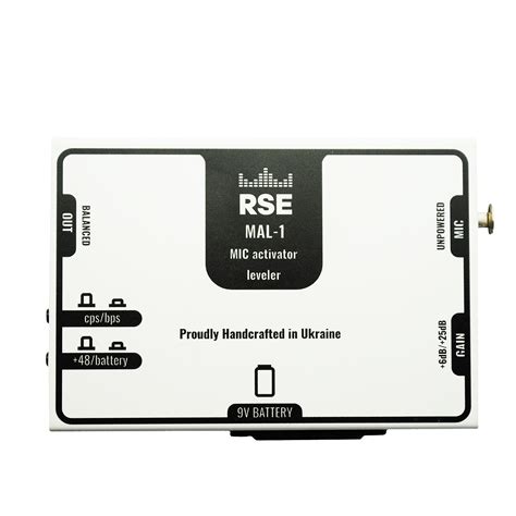 Mal 1 Microphone Activator Leveler Rse Audio