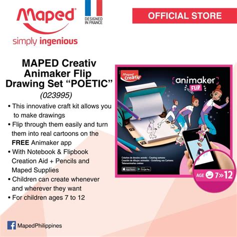 MAPED Creativ Animaker Flip Drawing Set Poetic 907068 Lazada PH