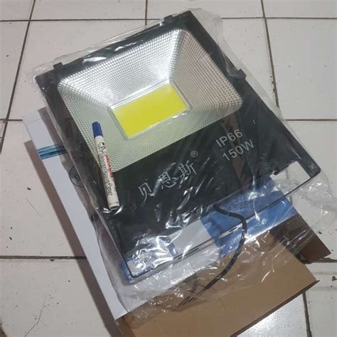 Promo Lampu Sorot Tembak 150w Led Flood Light Lampu Tembak Cahaya Putih Diskon 33 Di Seller
