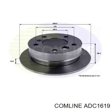 ADC1619 Comline тормозные диски