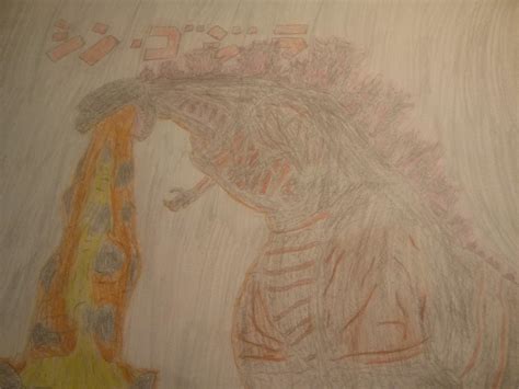 Godzilla Vs Shin Godzilla Drawing