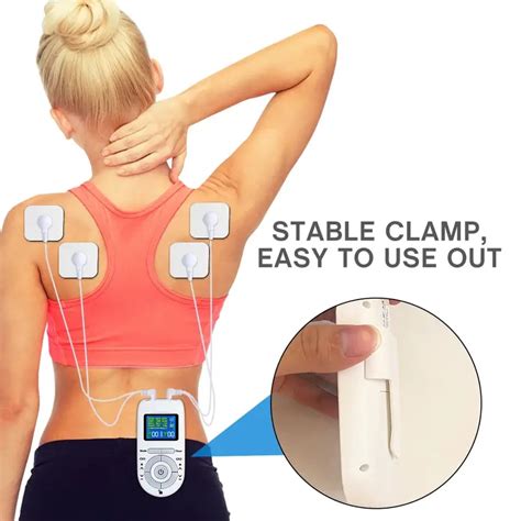 Tens Unit Modes Dual Channel Electric EMS Muscle Stimulator Therapy Pulse Massager TENS EMS