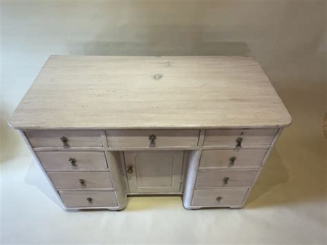 A Limed Pine Dressing Table Or Desk Miranda Willes