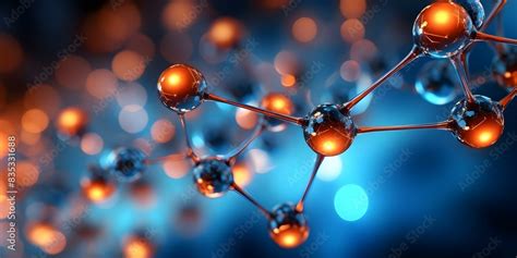 In Depth Molecular Structure Background For Scientific Purposes Concept Molecular Structure