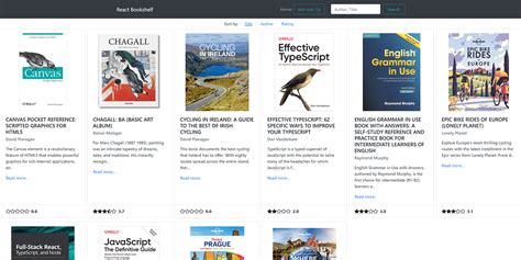 GitHub Cat Street React Bookshelf A Sample Electronic Library