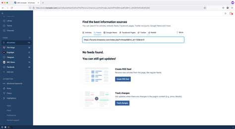 Convert Almost Any Webpage Into Rss Feed With Inoreaders Web Feeds