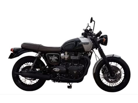 New Triumph Bonneville T120 DGR Limited Edition Crystal WhitePhantom