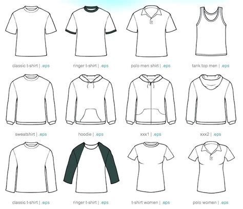 Clothing Vector Templates