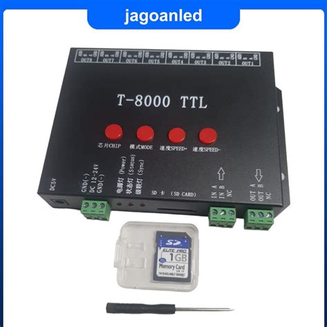 T TTL Controller Addressable WS WS LED Pixel RGB SD Card Shopee Singapore