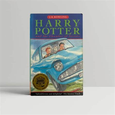 Jk Rowling Harry Potter And The Chamber Of Secrets First