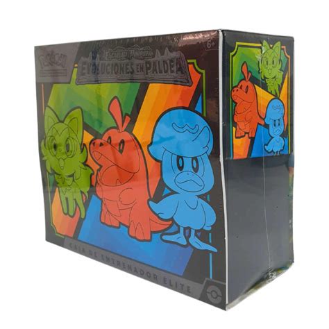 Caja de Entrenador Élite de Escarlata y Púrpura Evoluciones en Paldea hipergol