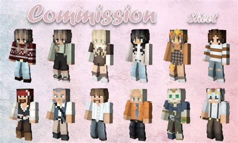 Make You A Custom Minecraft Java Skin By Bananasome Fiverr