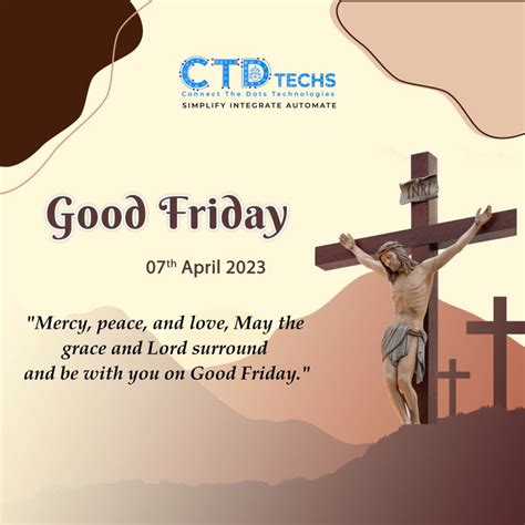 Ctd Techs Pvt Ltd On Linkedin Ctdtechs Goodfriday2023 Salvation Grace Jesuschrist