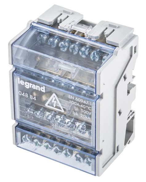 0 048 84 Legrand | Legrand, 4 Pole Interface Module, DIN Rail Mount ...