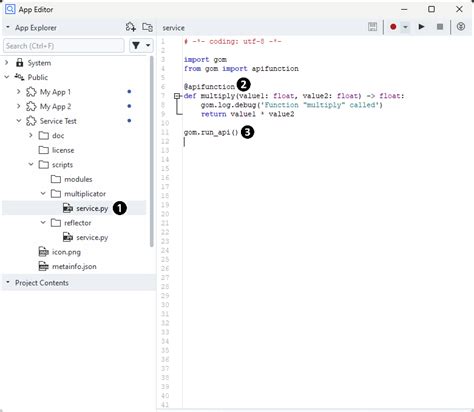 Using Services App Development Documentation