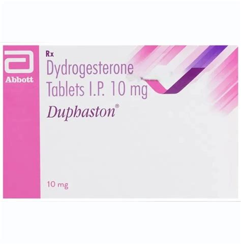 Duphaston 10mg Tablets At Rs 829 Stripe Dydrogesterone Tablet In