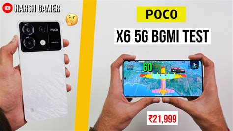 Poco X6 5g Pubg Test With Fps Meter Heating And Battery Test Best