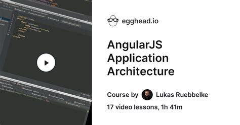 Angularjs Application Architecture