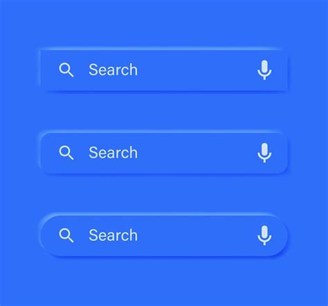 Premium Vector Set Search Bar And Search Boxes Element Of Ui Ux Template
