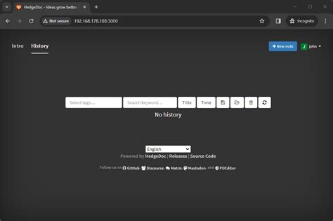 How To Self Host A Hedgedoc Instance Using Docker Installation Backups Updates User