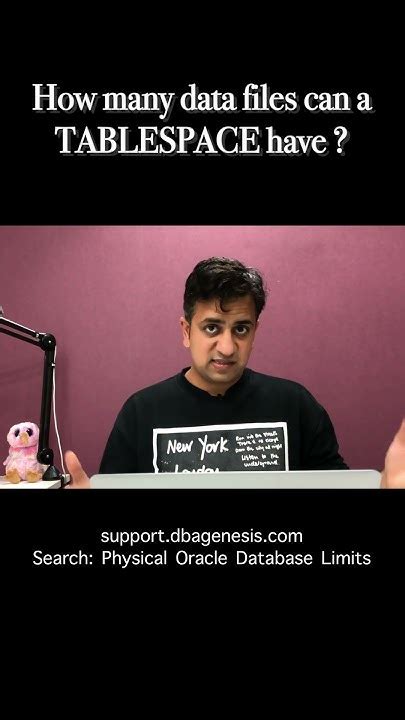 How Many Data Files Can A Tablespace Have Youtube