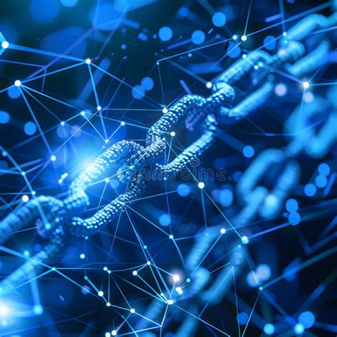 Blockchain Trading System Stock Illustration Illustration Of