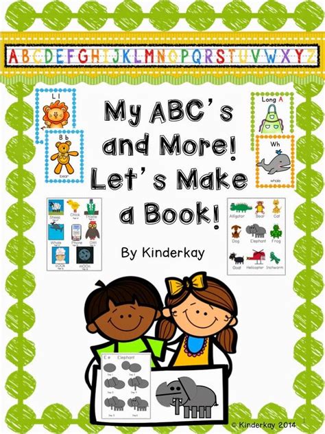 Alphabet Book And An Abc Step By Step Freebie Love Those Kinders