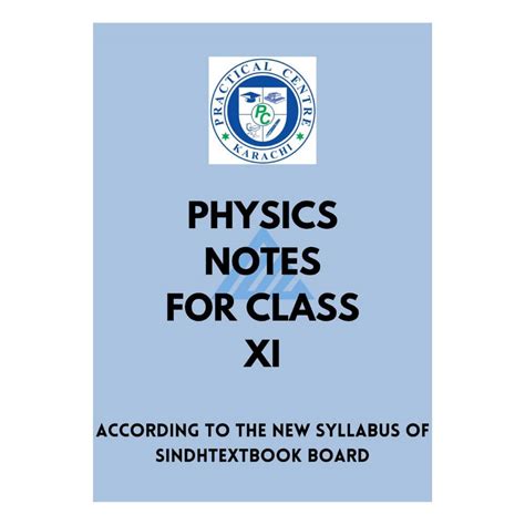 Physics Notes For Class 11 Practical Centre Maryam Academy
