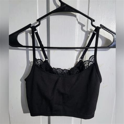 Aerie Tops Nwot Aerie Lace Neck Cami Poshmark
