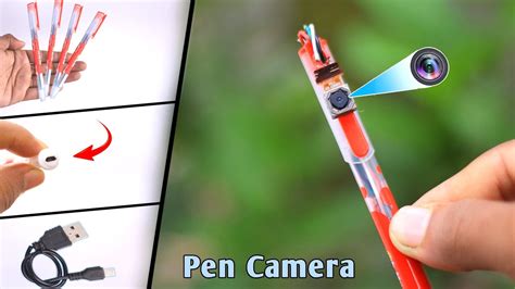 How To Make Pen Cctv Camera At Home Bluetooth Hidden Spy Pen Camera