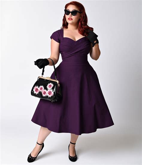 Eggplant Plus Size Dresses