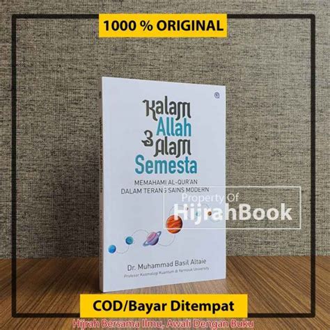 Promo Kalam Allah Alam Semesta Memahami Al Quran Dalam Terang Sains