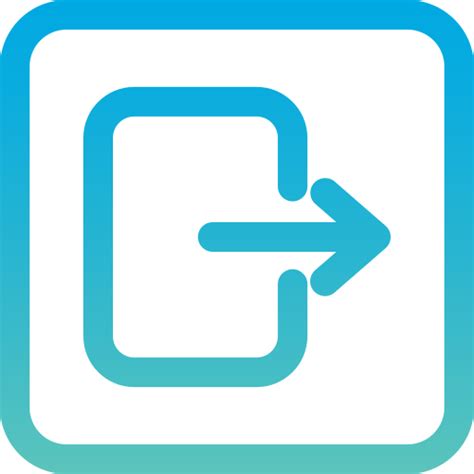 Exit Free Arrows Icons