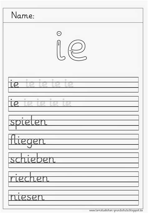Schreibblätter Klasse 3 Schreibblatt Mit Haus Schulheft Din A5